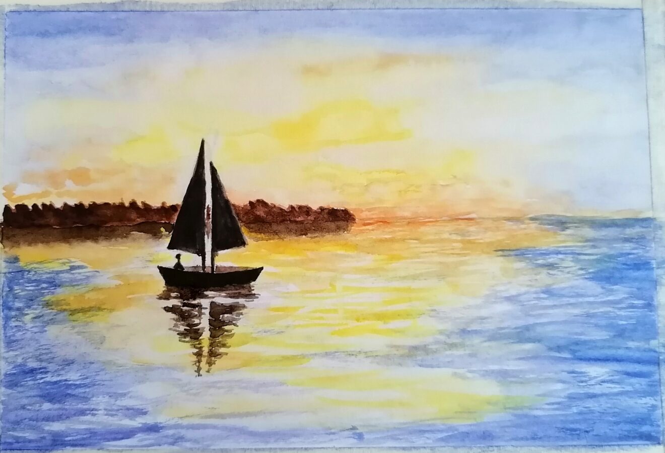 Easy Watercolor Landscape Ideas for Beginners - My Art Aspirations