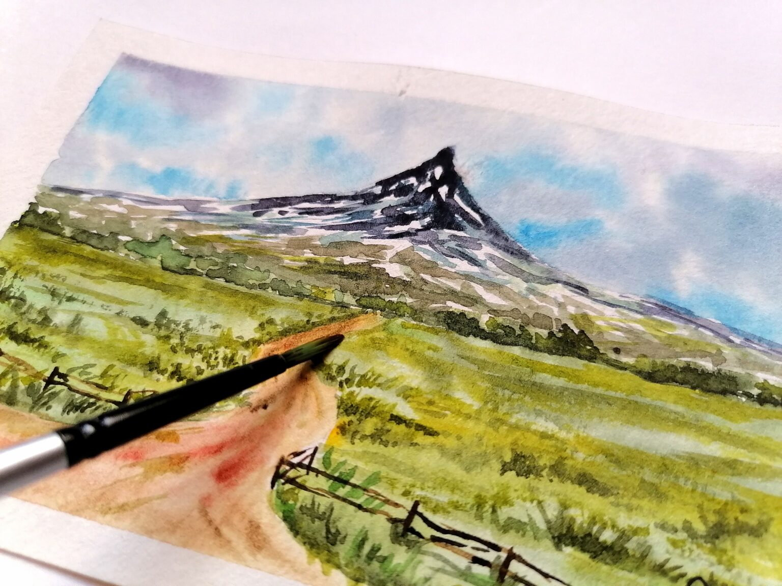 Easy Watercolor Landscape Ideas for Beginners - My Art Aspirations