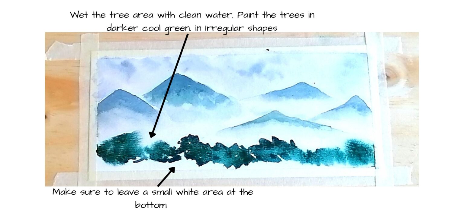 Simple Watercolor Mountain Tutorial for Beginners - My Art Aspirations