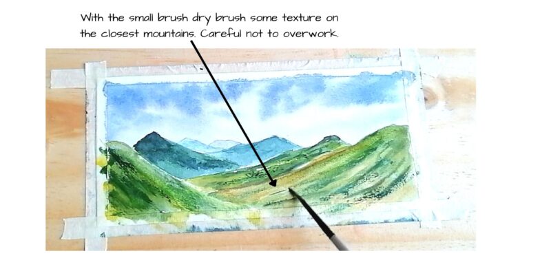 Simple Watercolor Mountain Tutorial for Beginners - My Art Aspirations