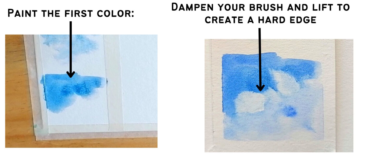 Watercolor Techniques Wet on Wet - How to get started - My Art Aspirations