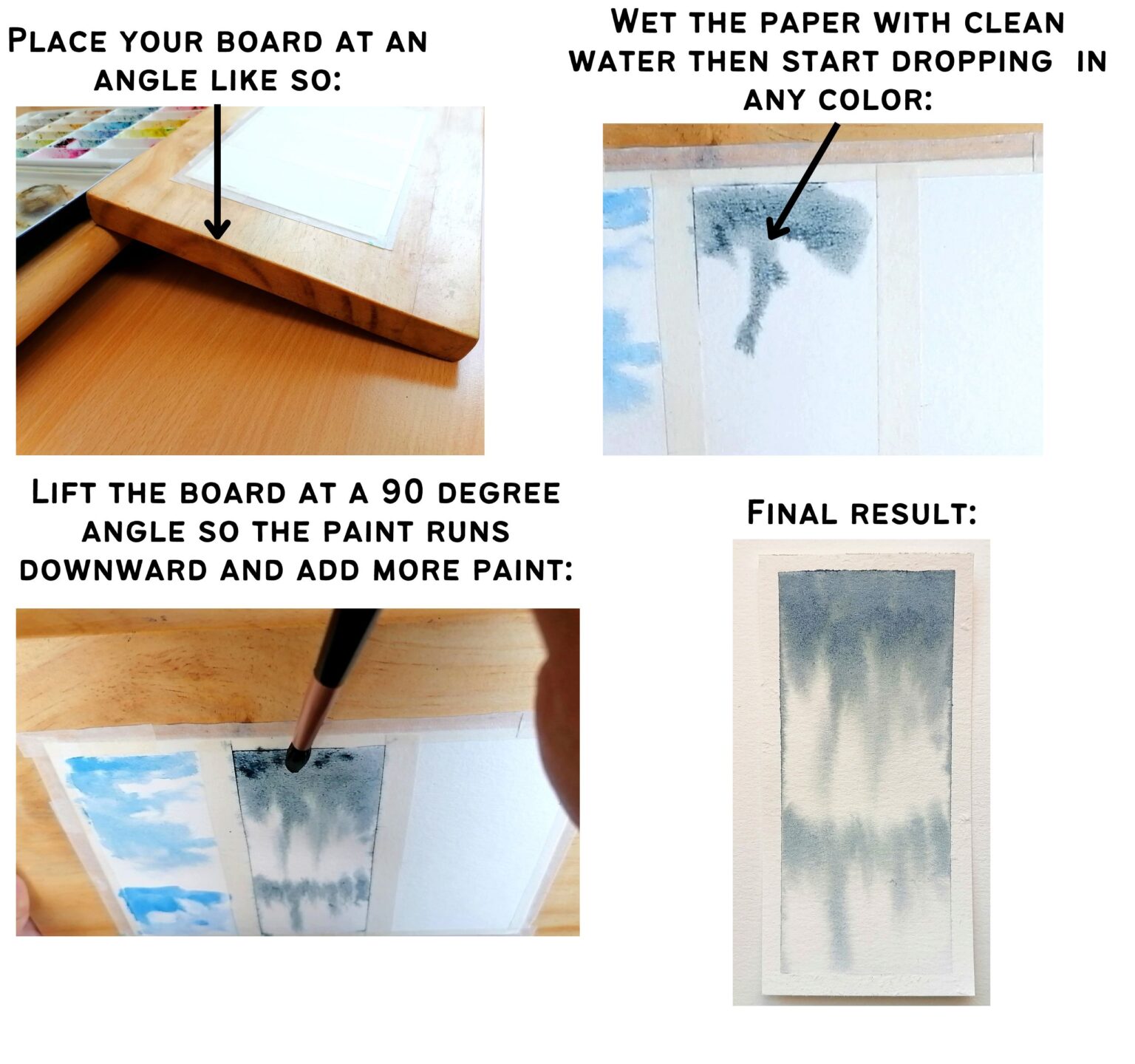 Watercolor Techniques Wet on Wet - How to get started - My Art Aspirations