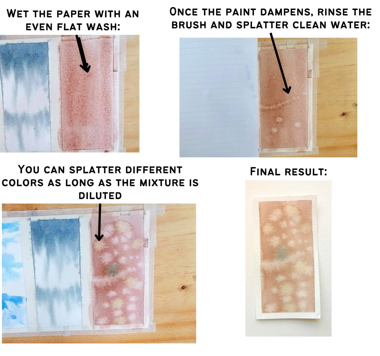 Watercolor Techniques Wet on Wet - How to get started - My Art Aspirations